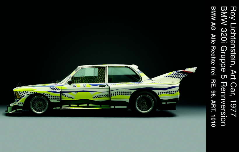 BMW Art Car von Roy Lichtenstein auf der Art Basel Messe in Hongkong